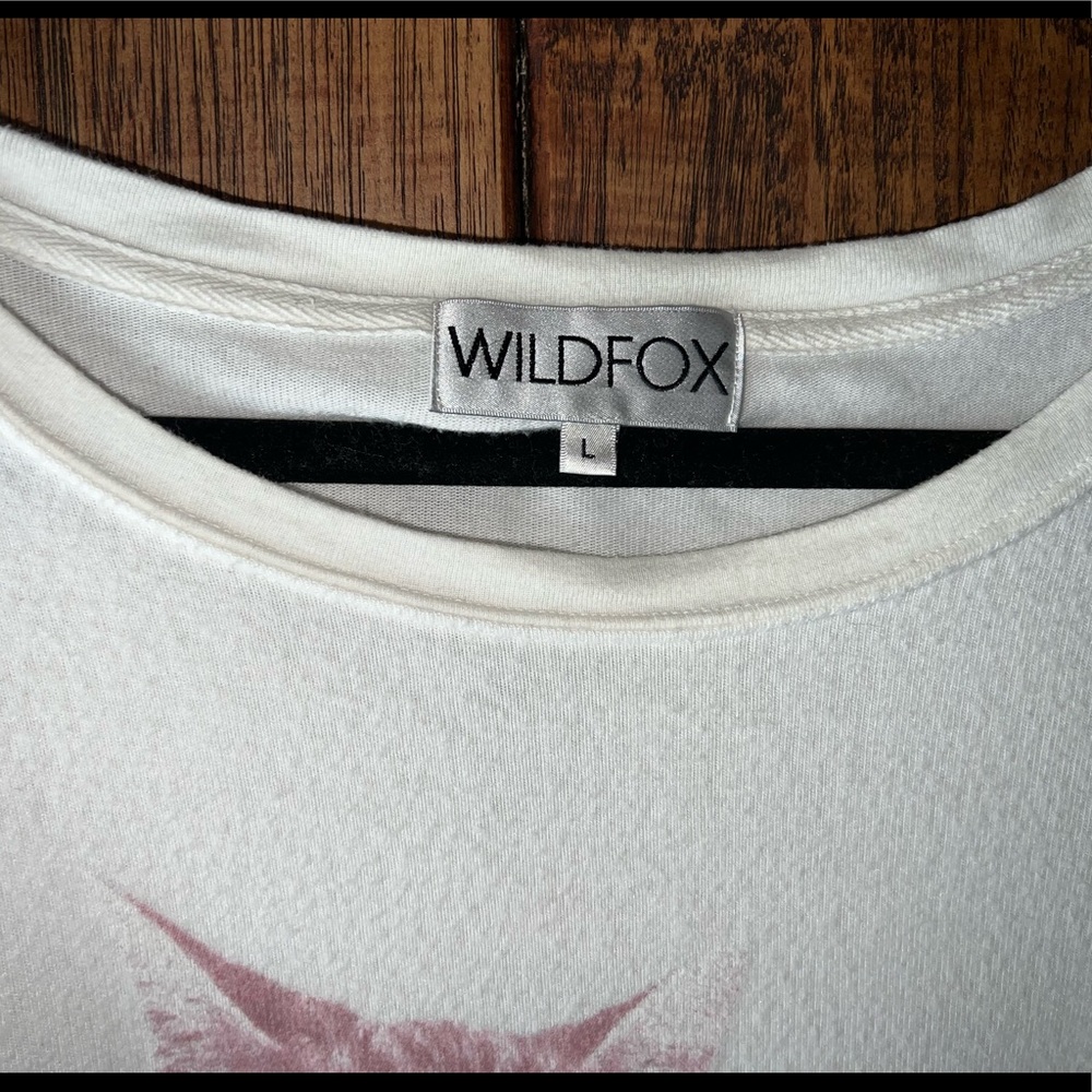 Rare Wildfox Party Cat Baggy Beach Jumper In White Si… - Gem